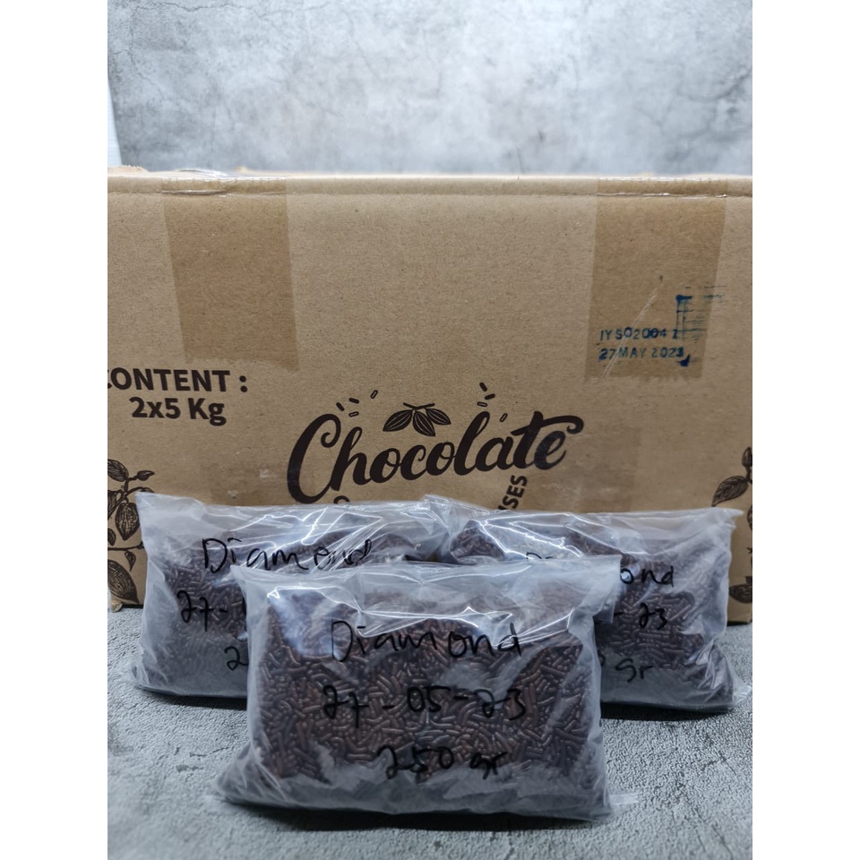 Jual Coklat Meses Diamond Repack 250gr | Shopee Indonesia