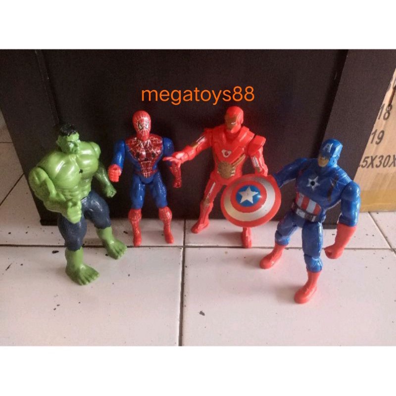 Jual Mainan Anak Robot / Patung Super Hero Avengers / Miniatur Figur ...