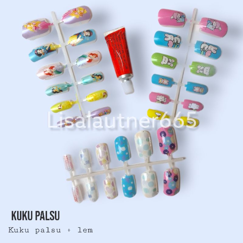 Jual kuku palsu / kuku palsu mainan anak random | Shopee Indonesia