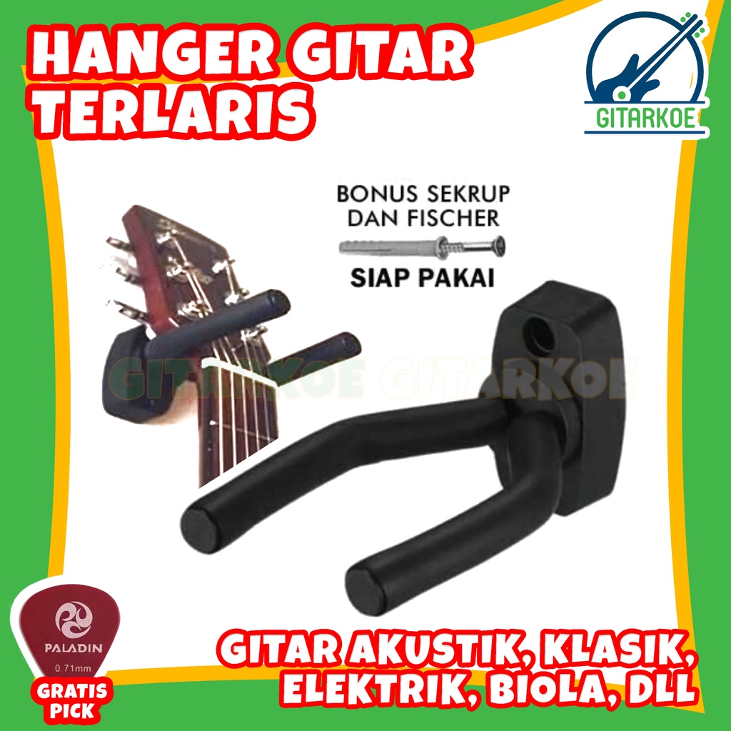 Jual Hanger Gitar Bracket Hook Gantungan Dinding Gitar Murah | Shopee ...