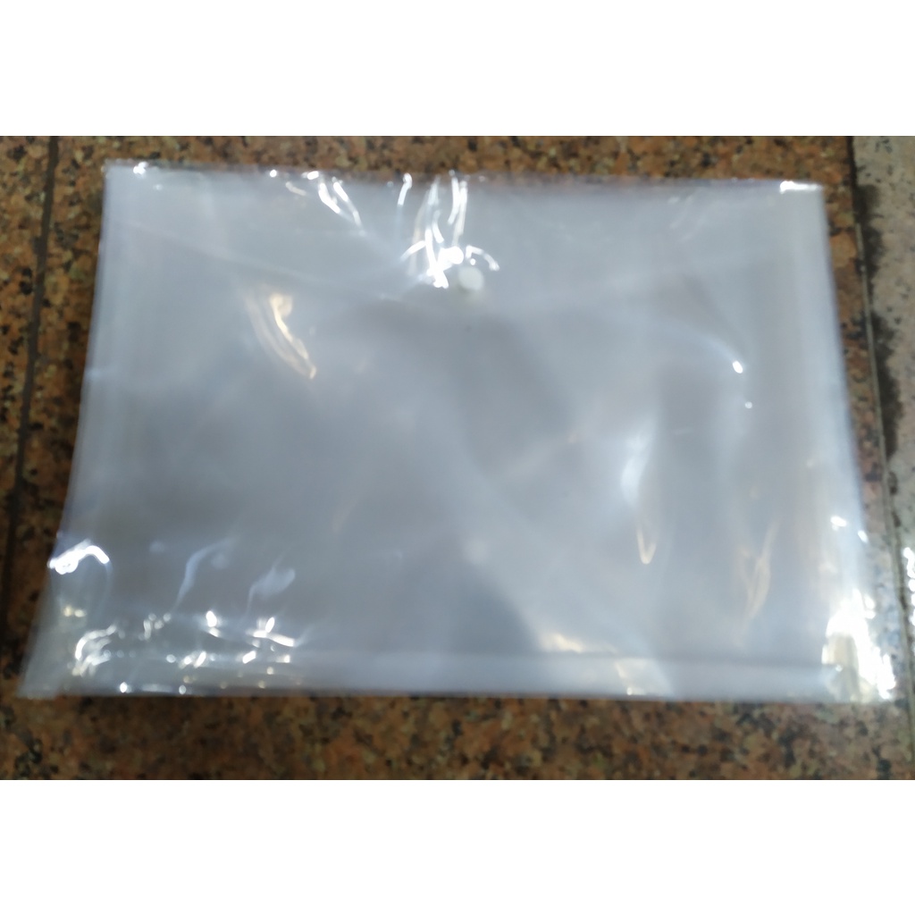 Jual Map Plastik Kancing RR Economy Folio Warna: Putih Bening | Shopee ...