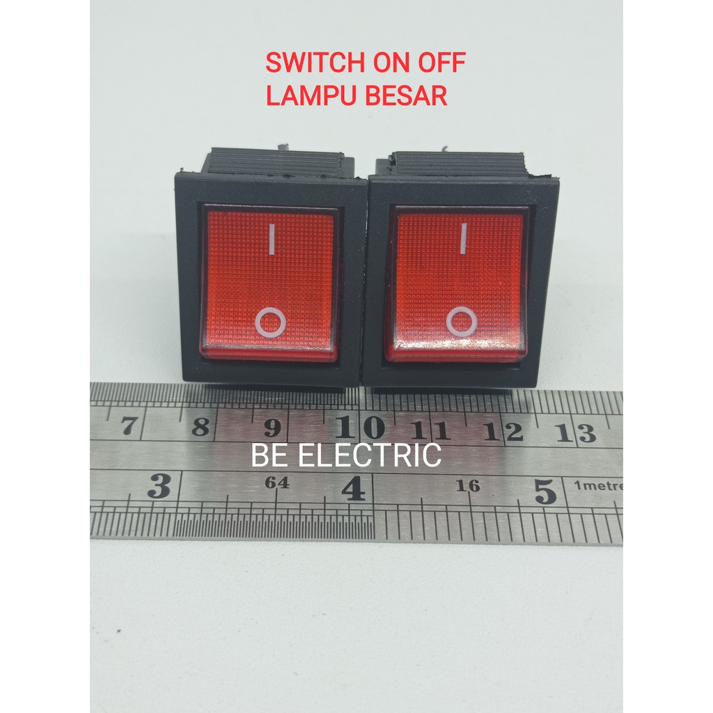 Jual SAKLAR BESAR 4 PIN SWITCH ON OFF LAMPU | Shopee Indonesia