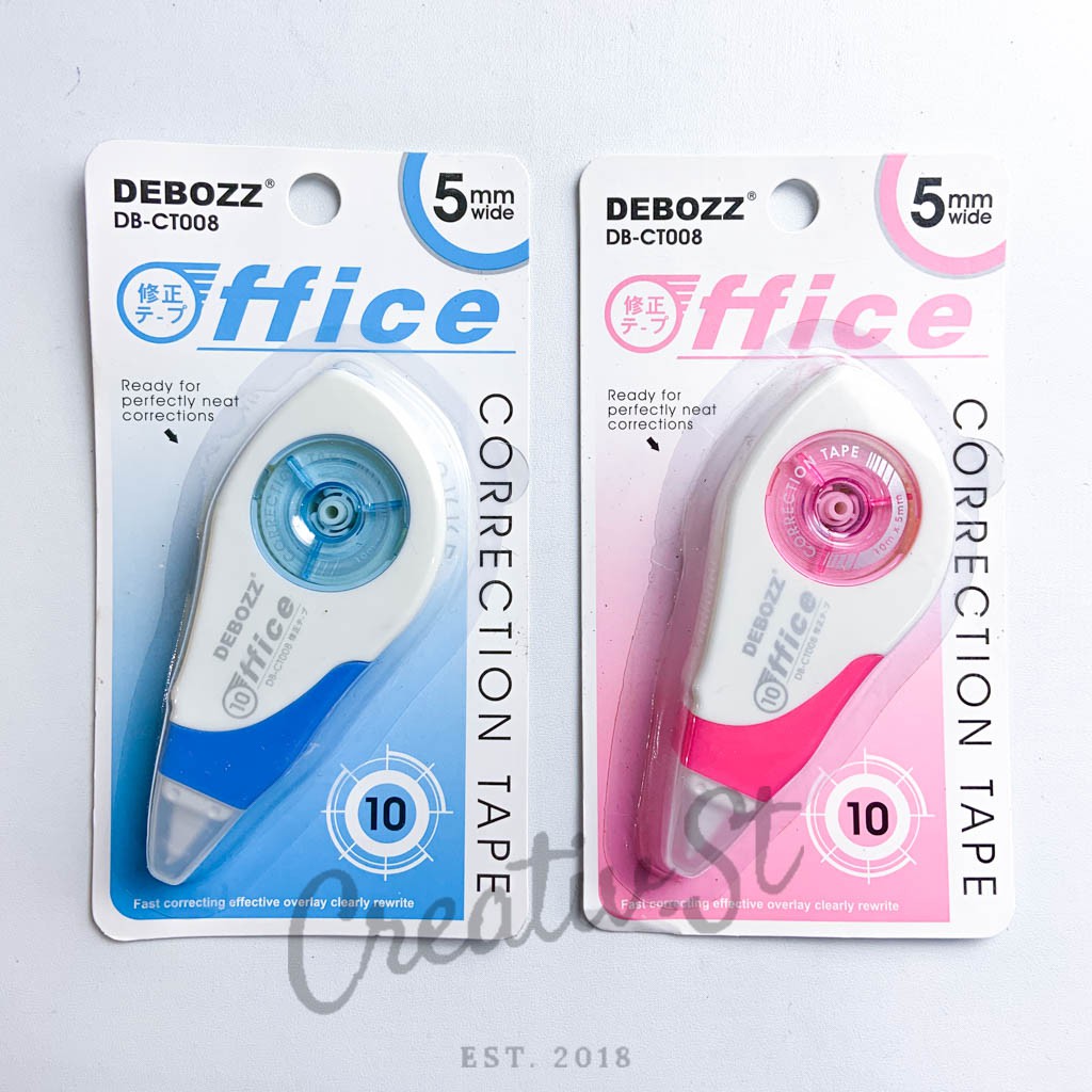 Jual DEBOZZ Tip-Ex Kertas Correction Tape Db-Ct008 10 Meter | Shopee ...