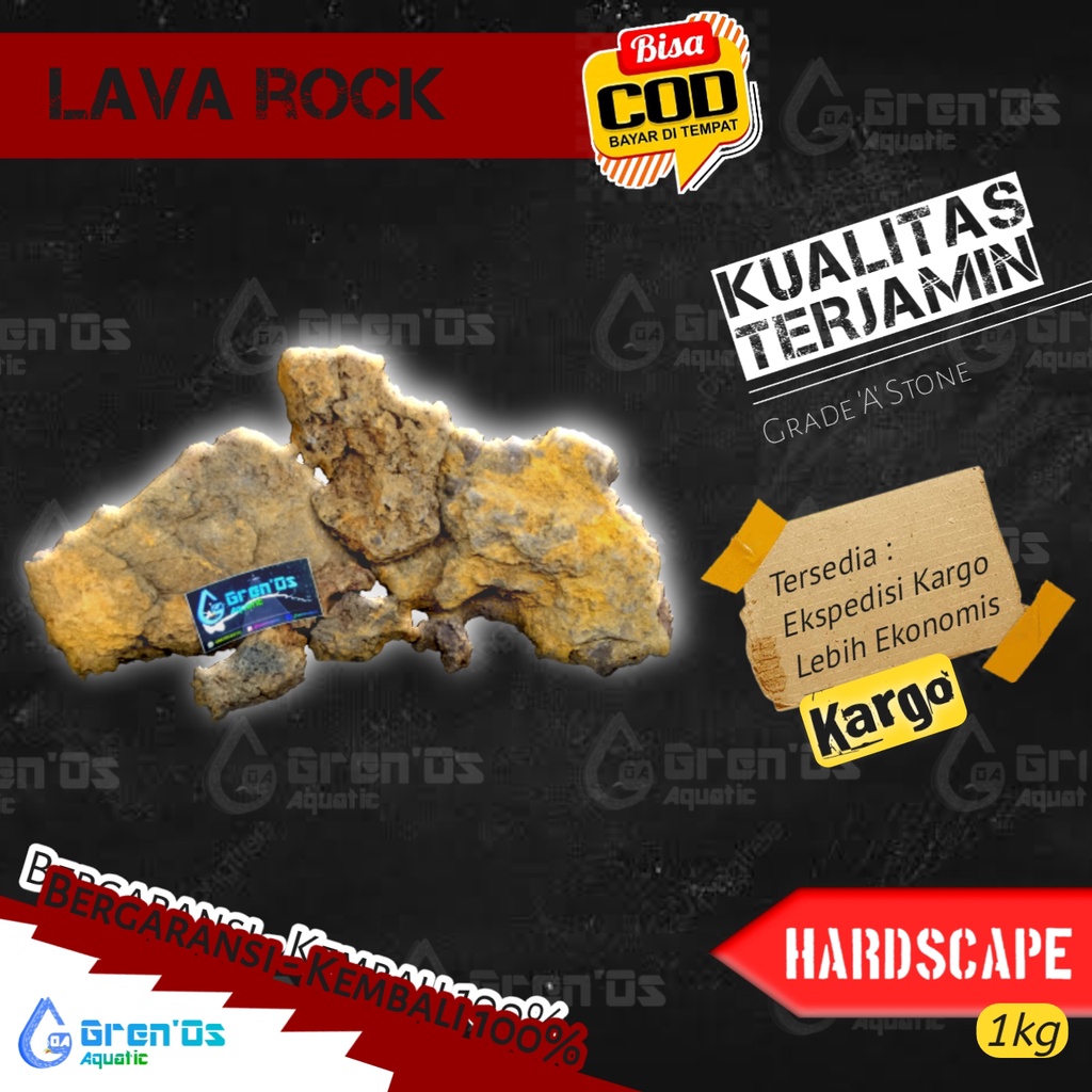 Jual Batu Lava Rock Hardscape Aquarium Aquascape | Shopee Indonesia