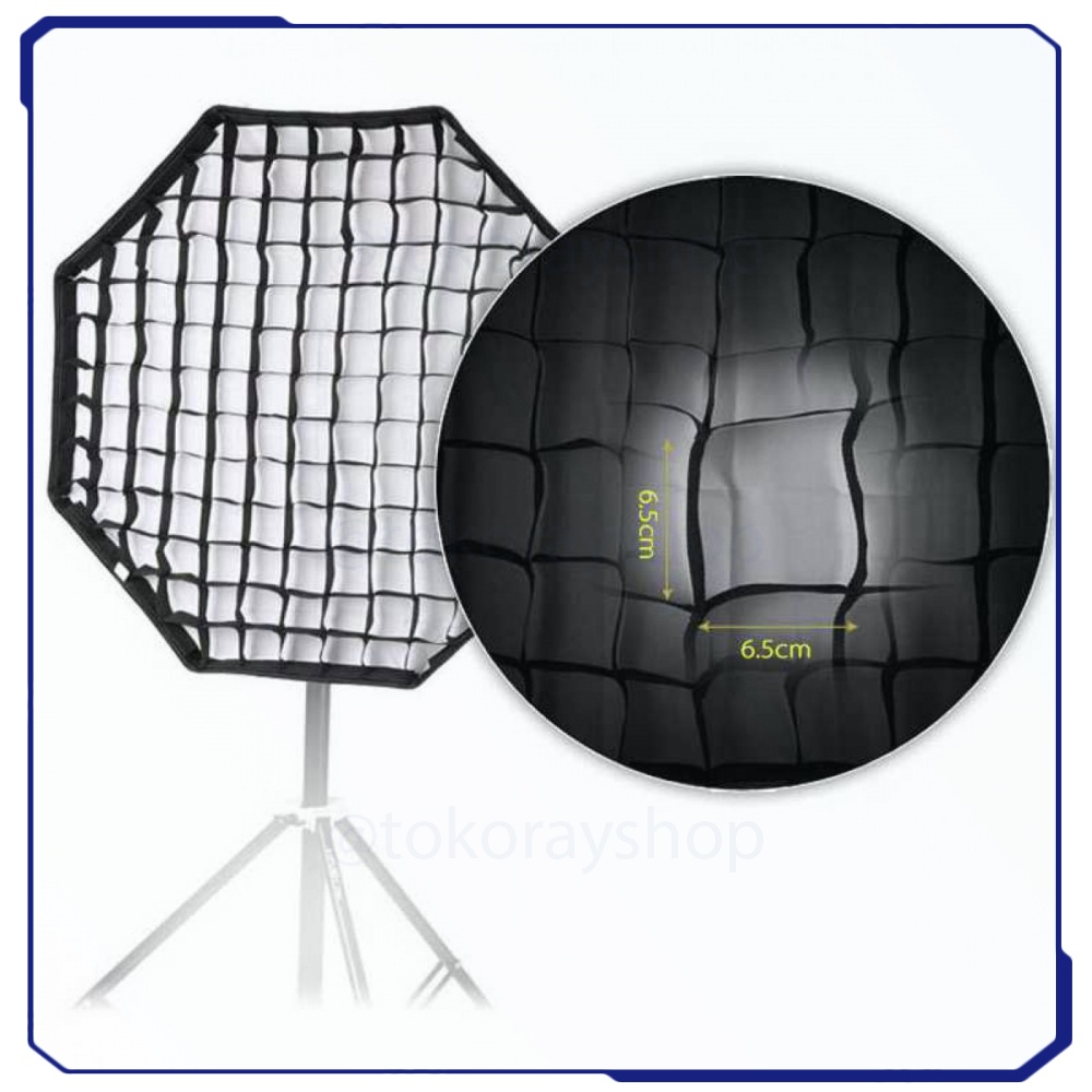 Jual Octagonal Honeycomb Grid 80cm for Umbrella Softbox Reflector - 8K ...