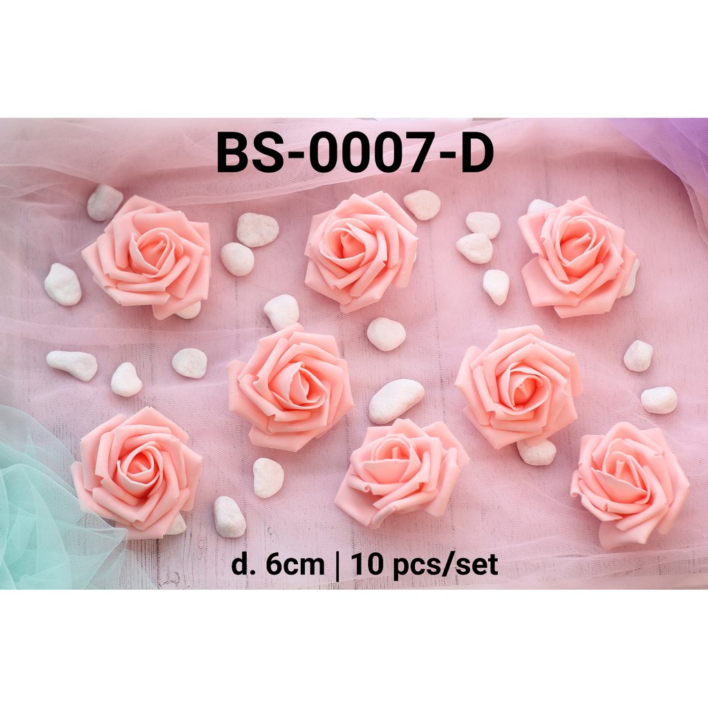 Jual BS-0007-D Bunga Spons Mawar Rose Salem yamama baking | Shopee ...
