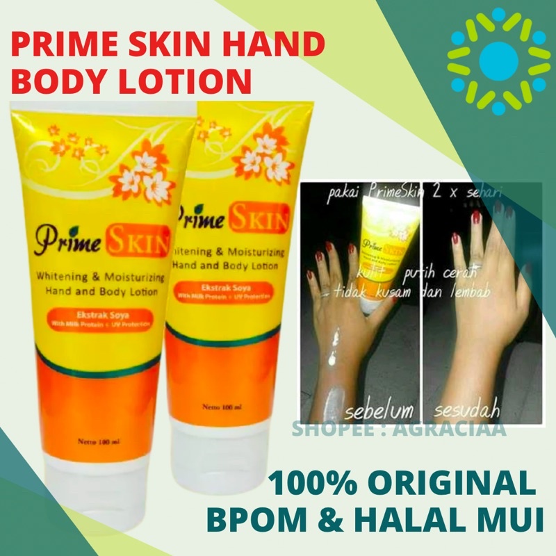 Jual Prime Skin Body Lotion | Mencerahkan kulit | Memutihkan kulit ...