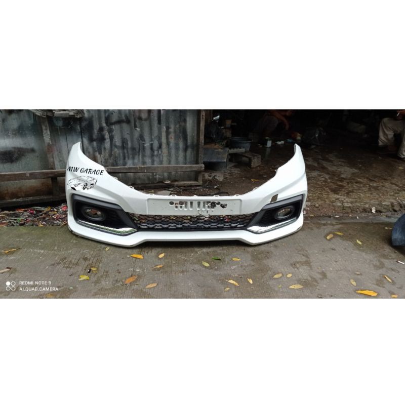 Jual Bumper bemper depan Mobilio RS set ram dan cover foglamp | Shopee ...