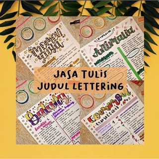 Jual JASA TULIS JUDUL NAMA || JASA TULIS CATATAN STUDYGRAM LETTERING ...