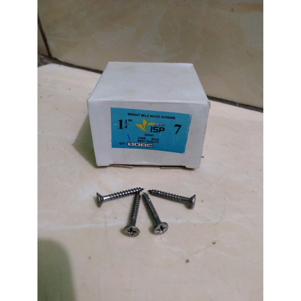 Jual Skrup kayu 3cm harga per kotak terbatas | Shopee Indonesia