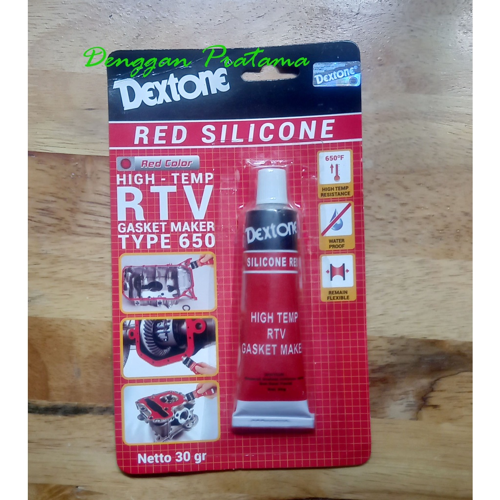 Jual Lem Red Silicone Dextone 30 Gr/Silikon Merah | Shopee Indonesia