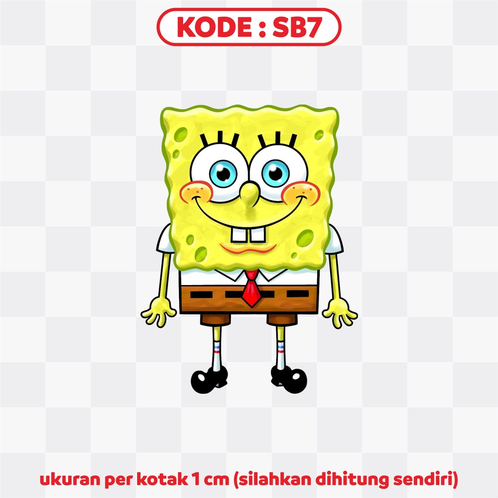 Jual Stiker Baju Sablon Setrika Aesthetic // Sticker Iron - SPONGE BOB ...