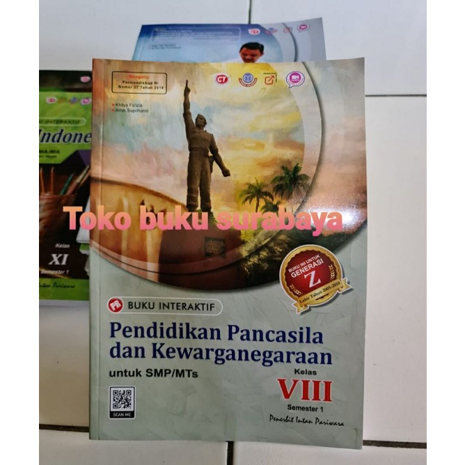Jual Buku PR Interaktif/ LKS pendidikan pancasila, ppkn kelas VIII, 8 semester 1 (K13 revisi ...