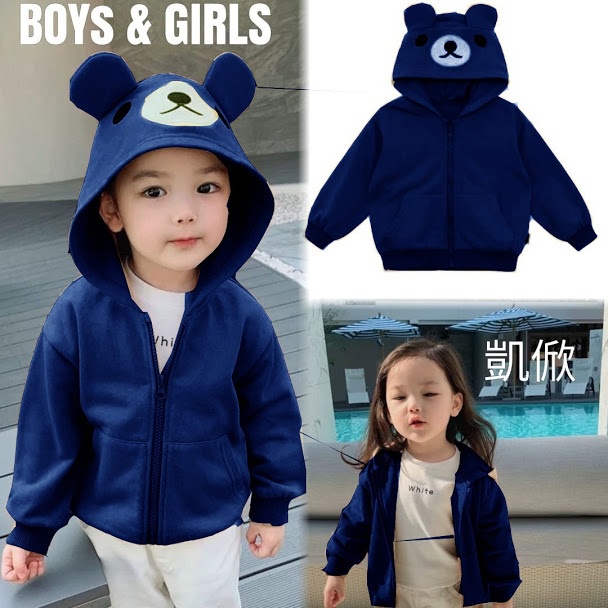 Jual Monella fashion Store Jaket Bear Hoodie Anak 01 / 9 ( Sembilan ...