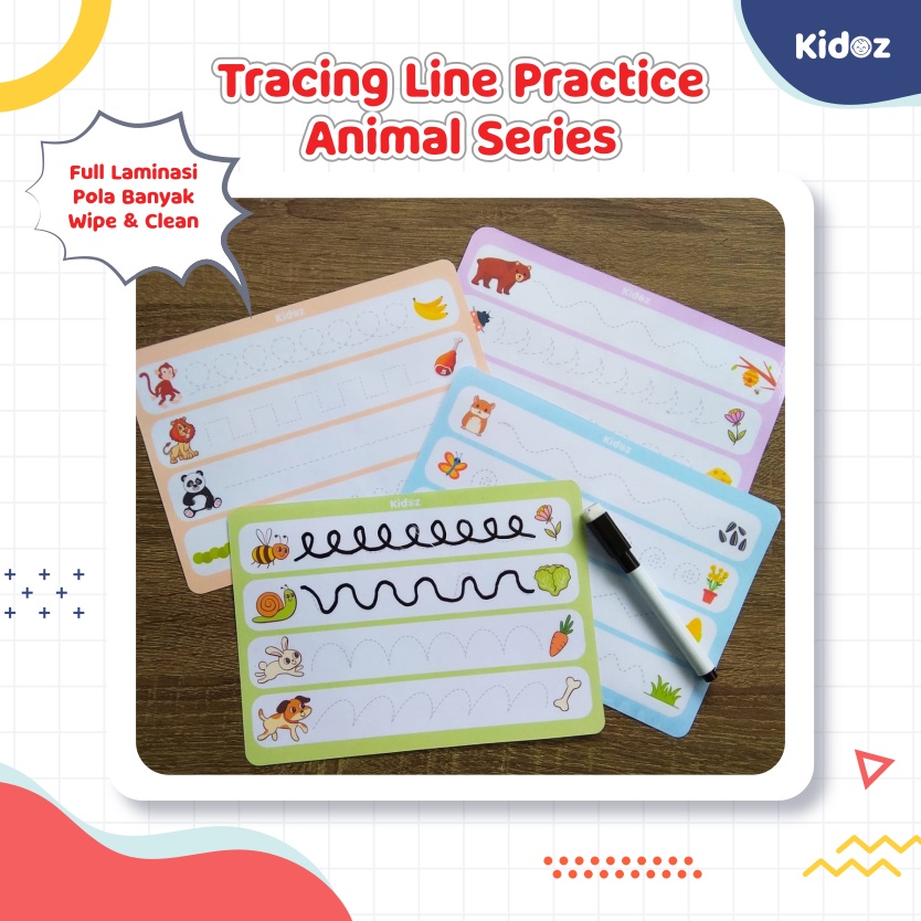 Jual Mainan Edukasi Tracing Line Practice | Belajar Menulis Prewriting ...