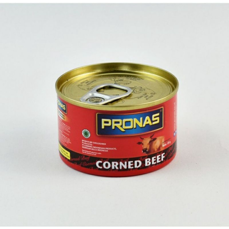 Jual Kornet sapi pronas kaleng bulat kecil 120g | Shopee Indonesia