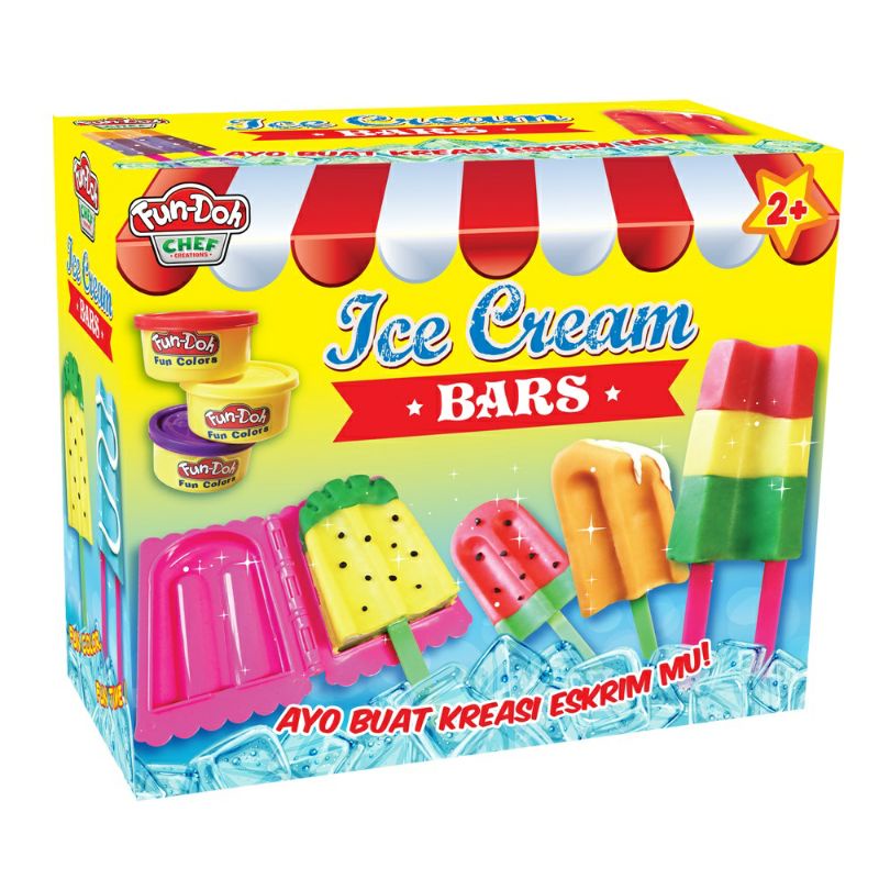 Jual Fundoh Ice Cream Bars Mainan Edukasi Anak Fun Doh PlayDoh Play Doh ...