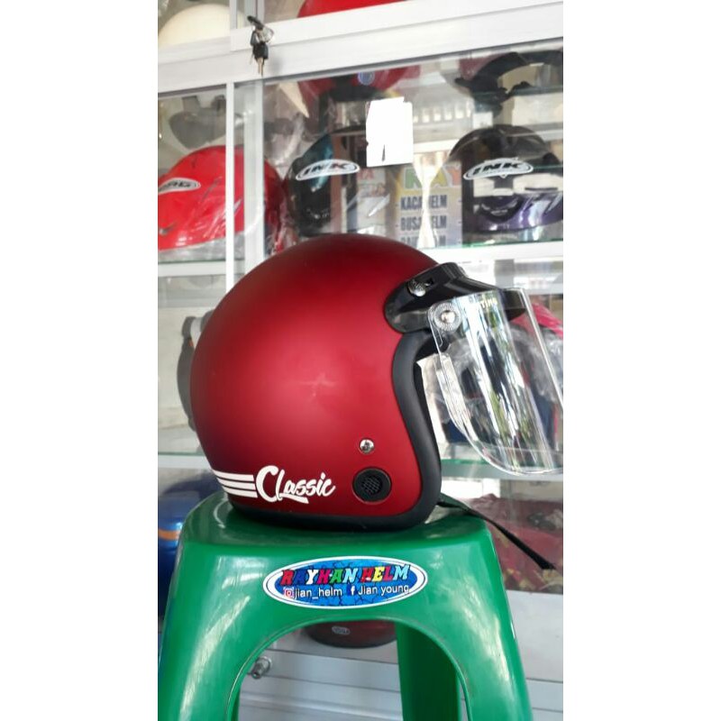 Jual HELM RETRO KLASIK KEREN BAGUS | Shopee Indonesia