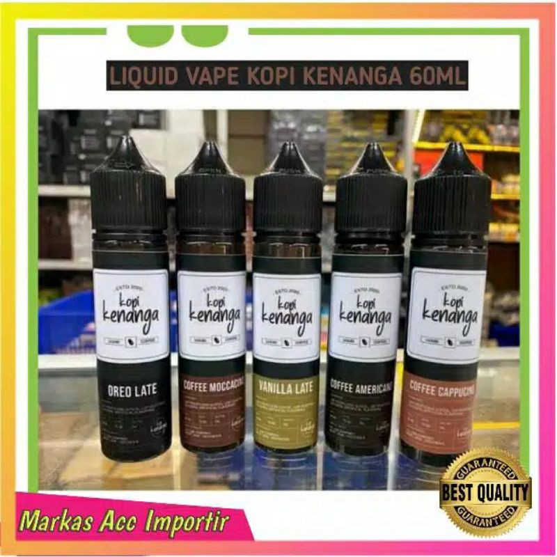 Jual LIQUID COFFEE KENANGA NOL NIKOTIN 60ML | Shopee Indonesia