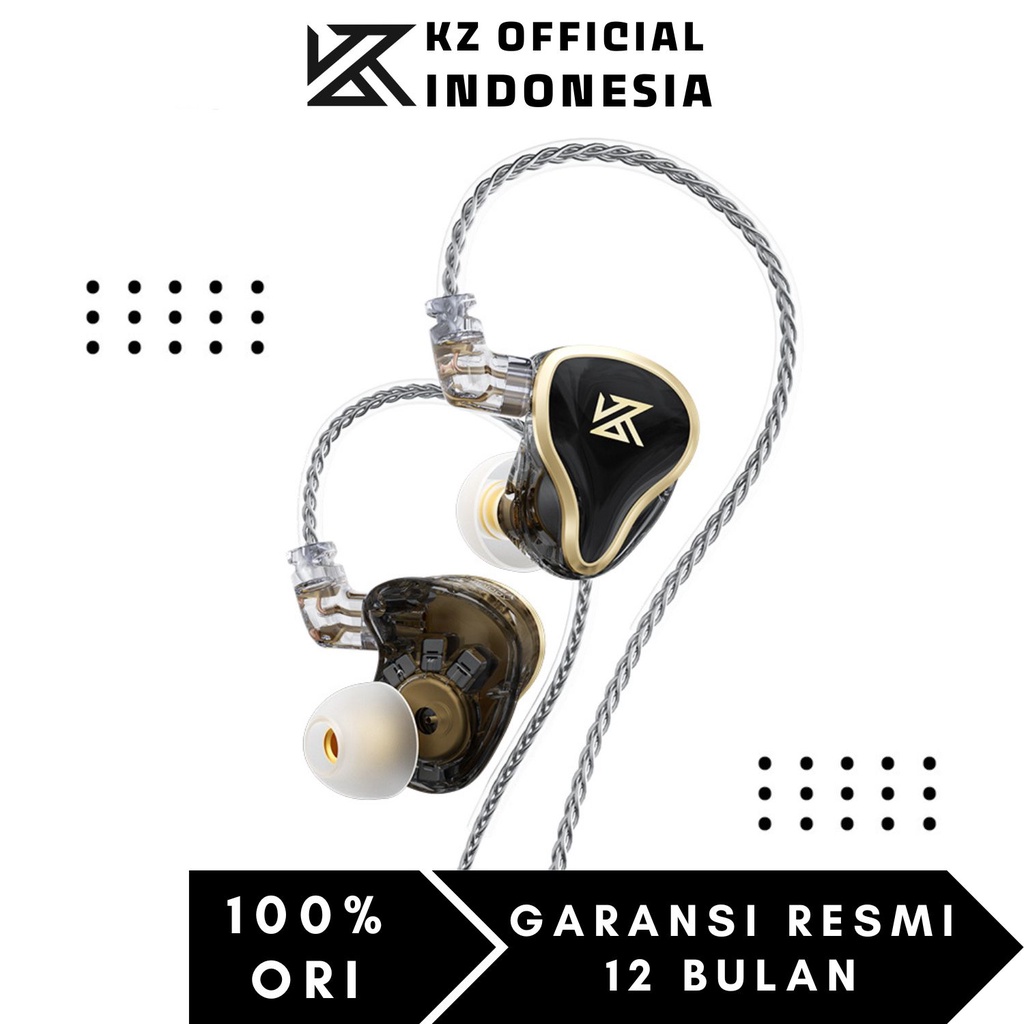 Jual KZ ZAS BassHead In Ear Earphone with Mic - Garansi Resmi | Shopee Indonesia