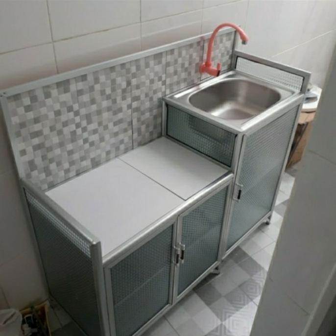 Jual meja kompor wastafel rak kompor wastafel meja cuci piring meja ...