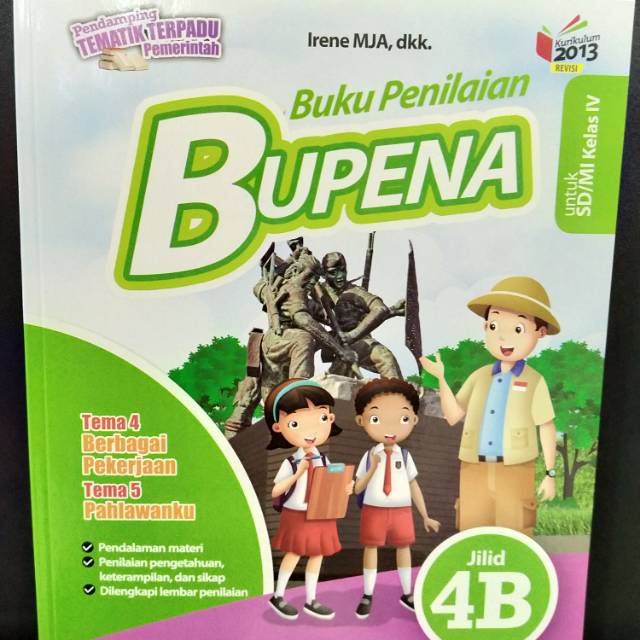 Jual BUKU PENILAIAN BUPENA Jilid 4B untuk SD/MI kelas IV | Shopee Indonesia