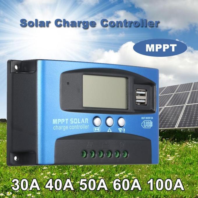 Jual Ij 30A Pengontrol Pengisian Tenaga Surya Mppt Dual Lcd Usb Display | Shopee Indonesia