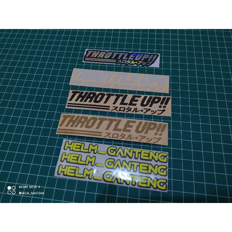 Jual stiker throttle up!! | Shopee Indonesia