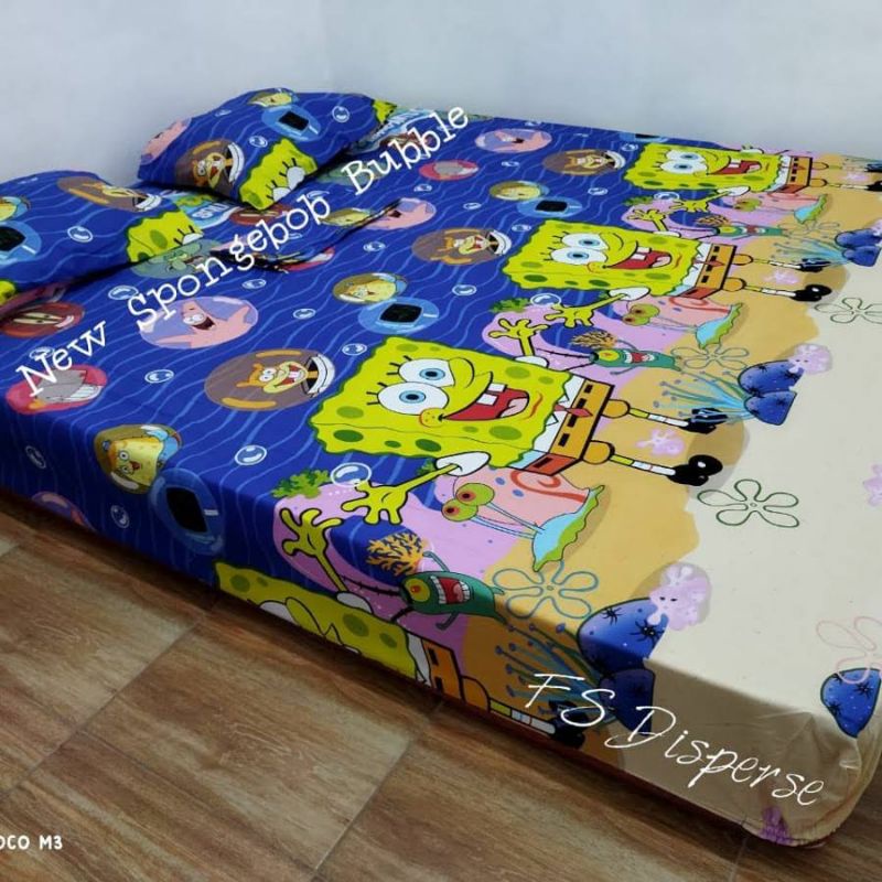 Jual Sprei Doraemon, Spongebob 180 &160 murah meriah | Shopee Indonesia