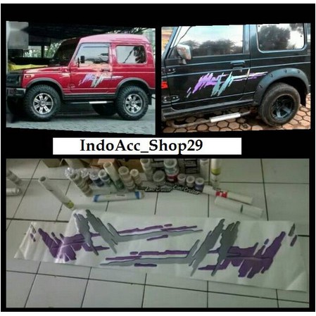 Jual Sticker/Striping List Body Katana Lama mobil katana Gx Dx Bri 4x2 ...