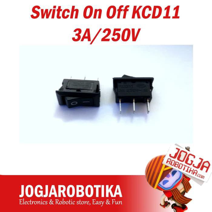Jual Saklar On-Off AC KCD11-101 Rocker Switch Switch On Off KCD11-3A ...