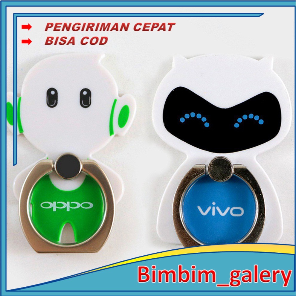Jual Ring Stand iring phone holder maskot Oppo Vivo holder cincin ...