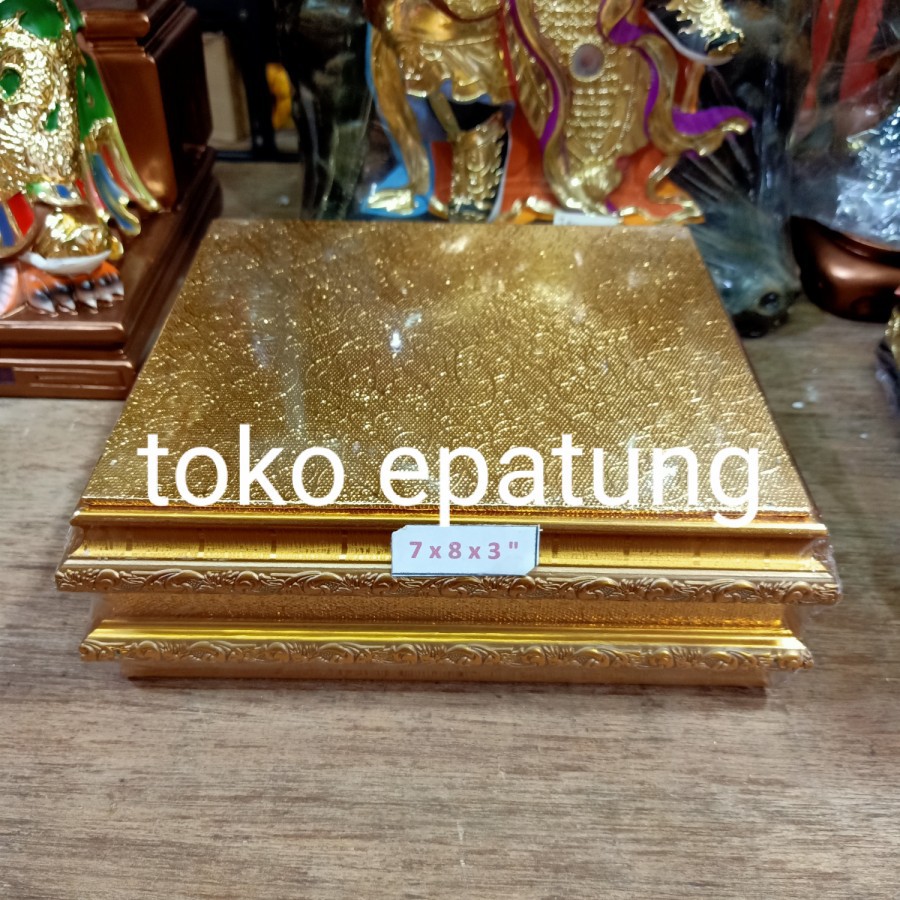 Jual dudukan / tatakan patung rupang / alas rupang 7 x 8 x 3 inch ...
