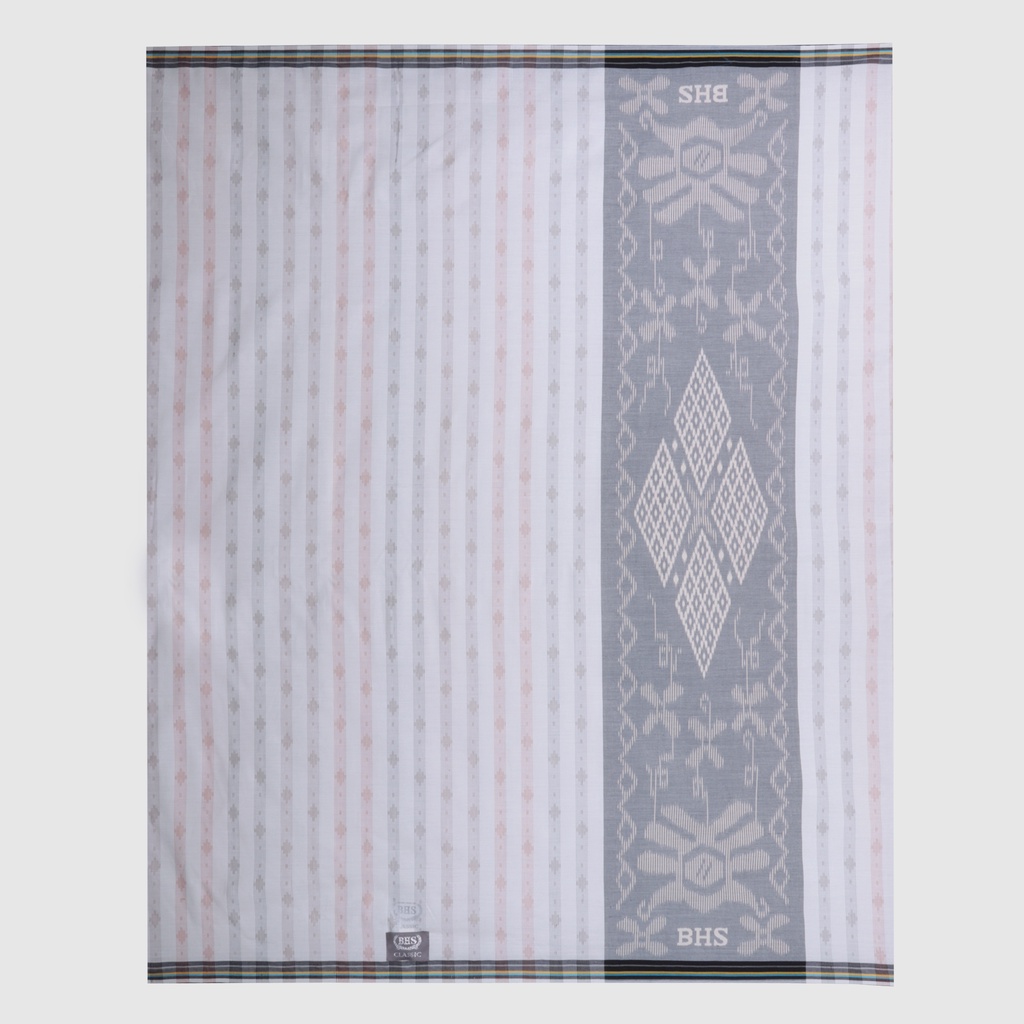 Jual Sarung BHS Classic Silver Motif Kawung Dobby Putih / BHS KDB PUTIH ...