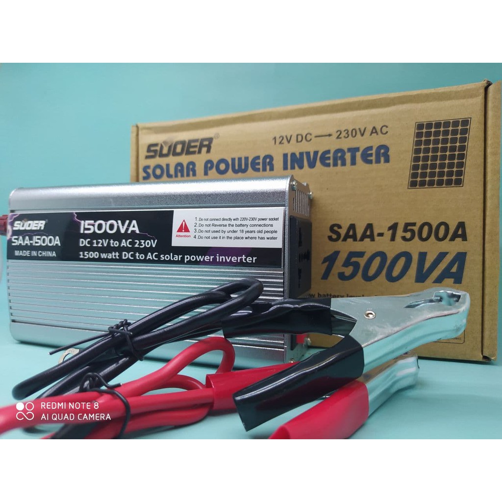 Jual POWER INVERTER SUOER SOUER 1500w 1500 w 1500watt | Shopee Indonesia