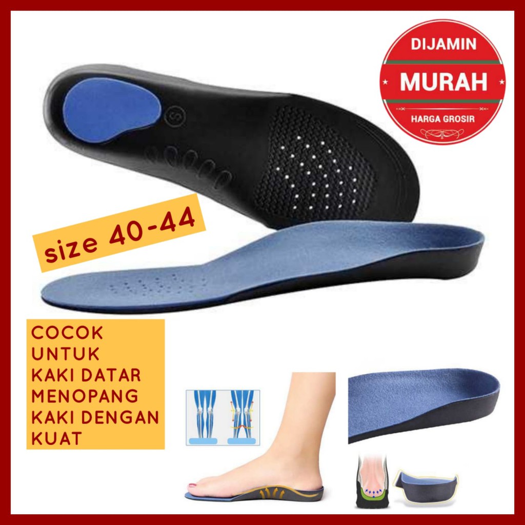 Jual INSOLE ARCH SUPPORT SOL SEPATU KAKI DATAR SOL SEPATU ORTHOPEDIC ...