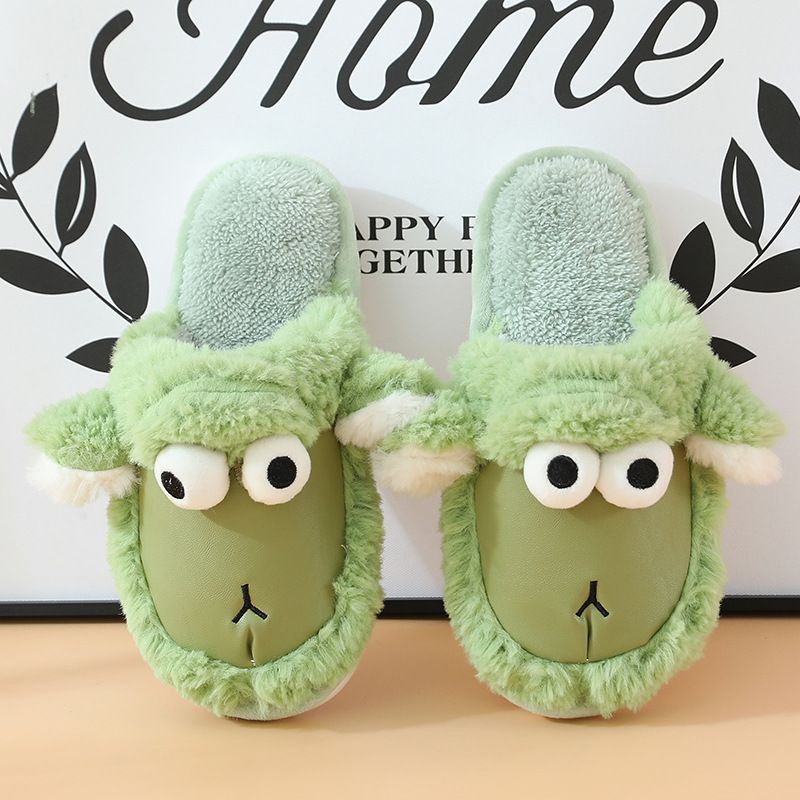 Jual sandal sendal rumah anak rumah hangat empuk lucu bulu motif boneka ...
