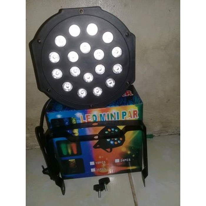 Jual LAMPU PAR LAMPU LED PANGGUNG 18 LED /PARLED 18 LED | Shopee Indonesia