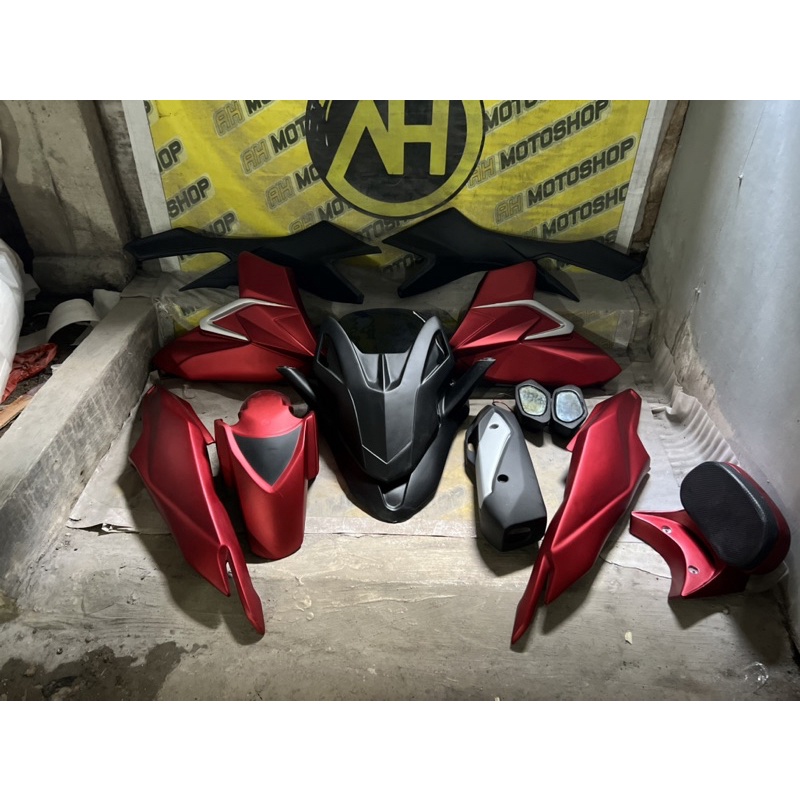 Jual variasi pcx honda pcx 160 Fullbody model forza merah hitam putih ...