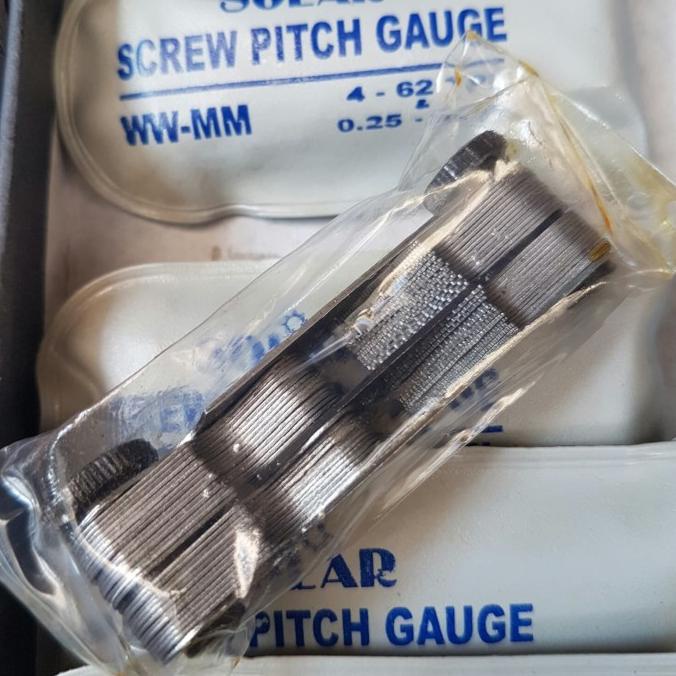 Jual Thread Pitch Gage Solar Mal Drat Screw Pitch Gauge Japan | Shopee ...