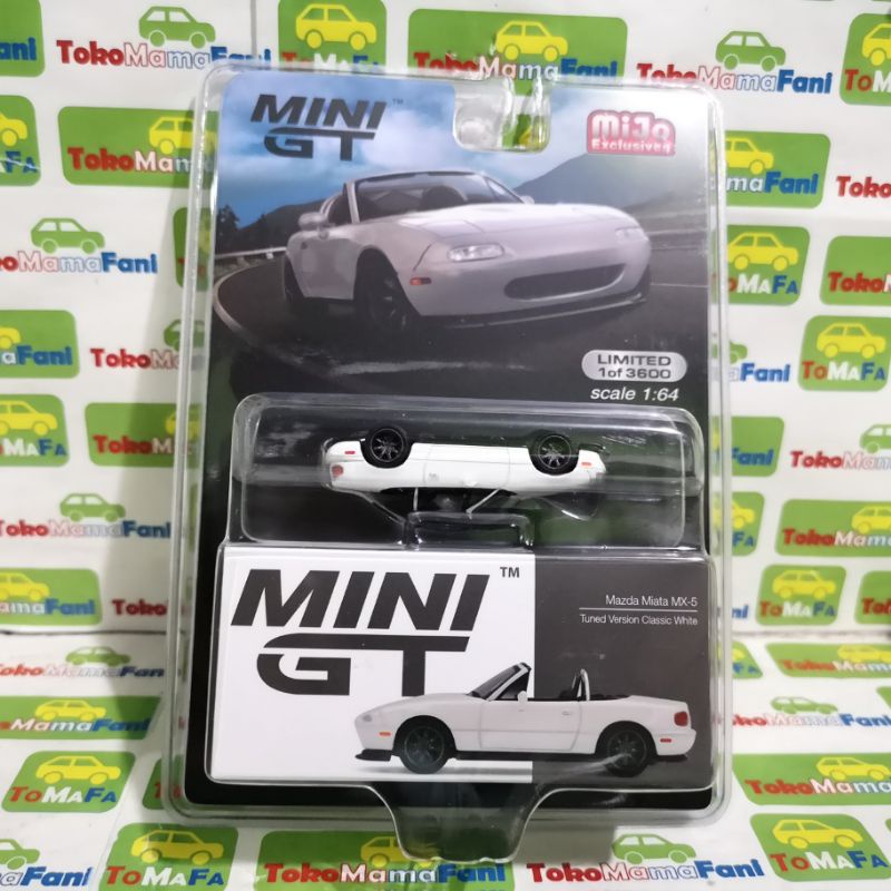 Jual MiniGT Mini GT 304 Mazda Miata MX-5 Tuned Version Classic White ...