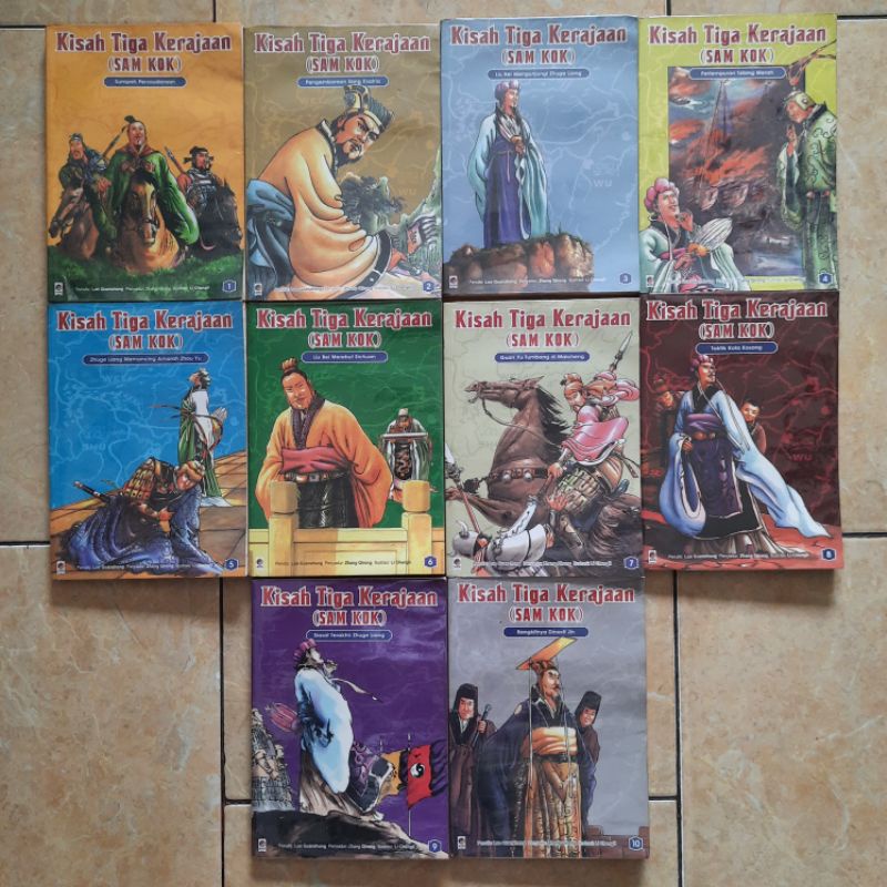 Jual Komik Kisah Tiga Kerajaan Sam Kok Fullset 1-10 Tamat KPG Kolpri ...
