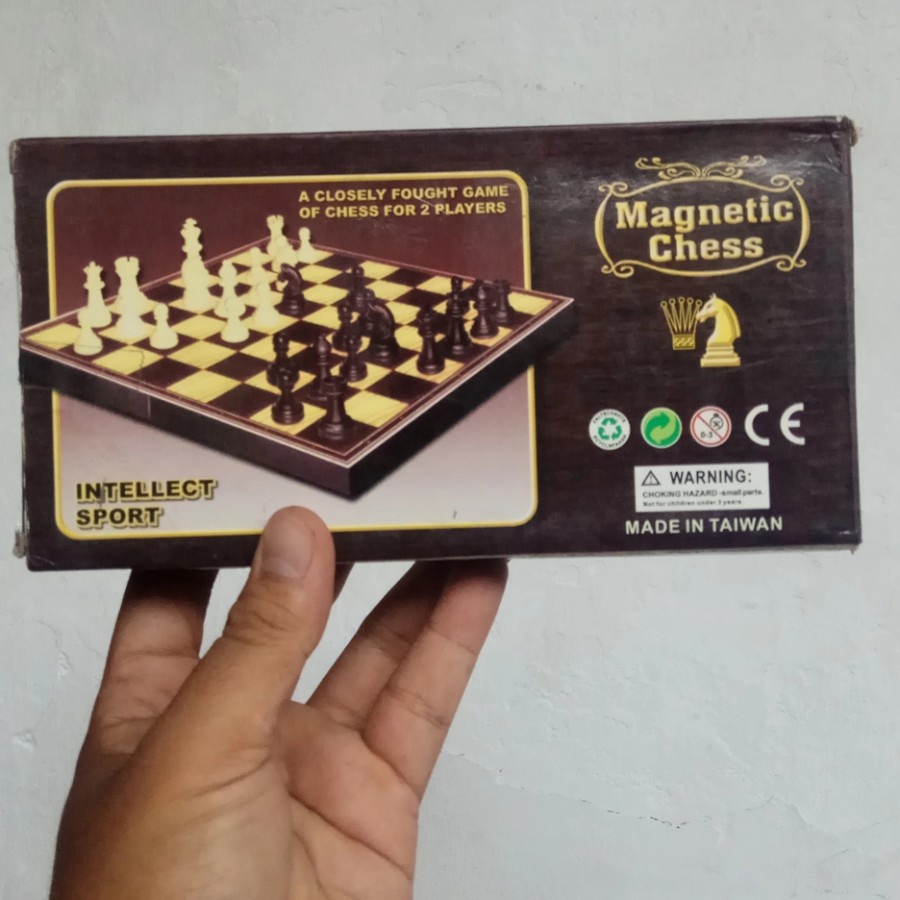 Jual Magnetic Chess Board Games Papan Catur Magnet Mainan | Shopee ...