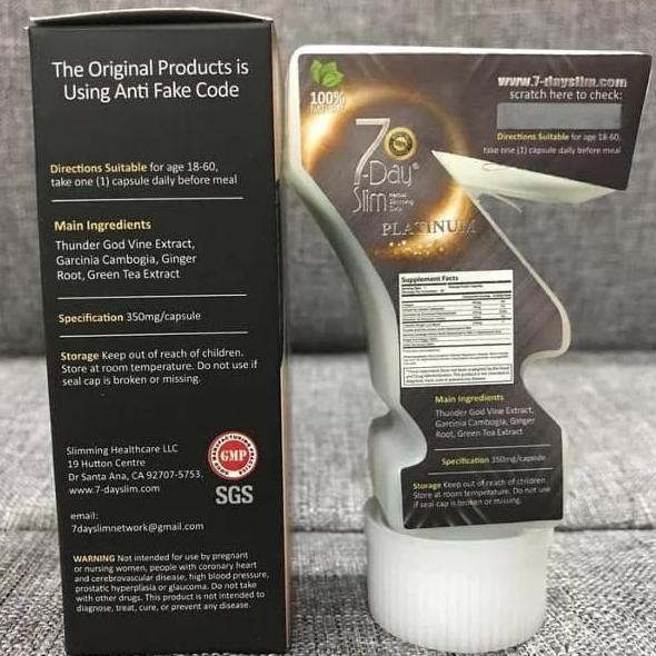 Jual Promo 7 Days Slim / 7Days Slim Platinum / 7 Day Seven Day Slim ...