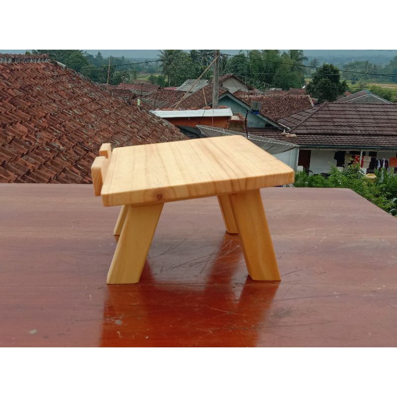 Jual Meja Laptop Jumbo/Dudukan Laptop Kayu | Shopee Indonesia