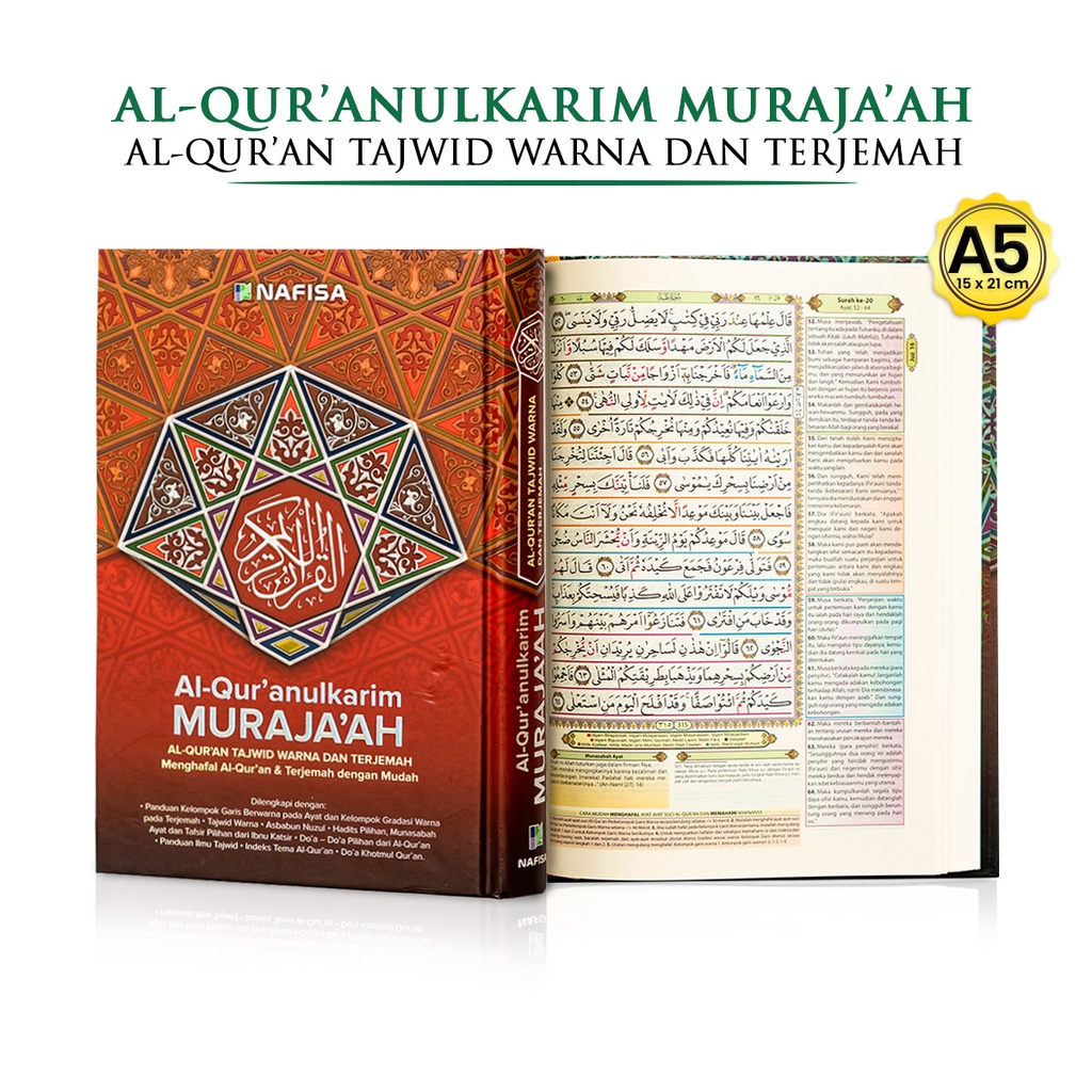 Jual Alquran Kecil Alquranulkarim Ukuran A5 Murajaah Alquran Tajwid ...
