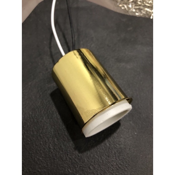 Jual fitting lampu keramik dengan selongsong mur nepel e14 e27 | Shopee ...