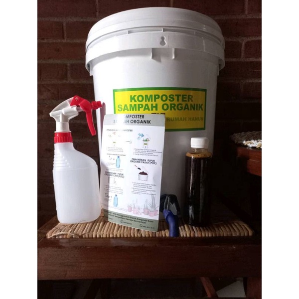 Jual Komposter Sampah Organik 20 Liter Kran Amico - Tong Sampah Organik ...