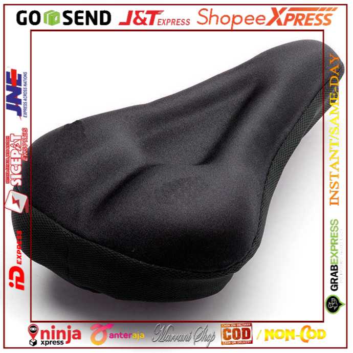 Jual [PROMO BISA COD ] TaffSPORT Jok Sadel Sepeda 3D Silicone Gel - TP ...
