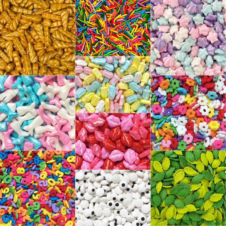 Jual sprinkle kue edible 15gr /sprinkel kue karakter | Shopee Indonesia